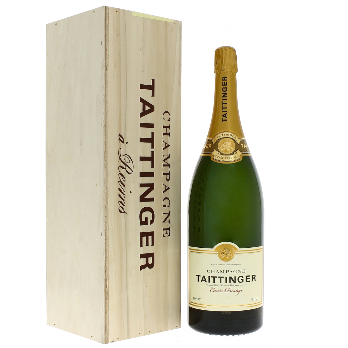 Taittinger Brut Réserve Coffret 3 Ltr – Vintage Wine Cellar Lebanon